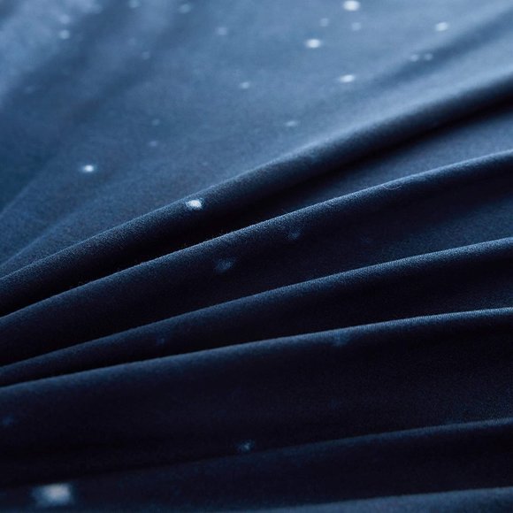 Bedding | New Galaxy Moon Star Blue Duvet Cover Set | Poshmark